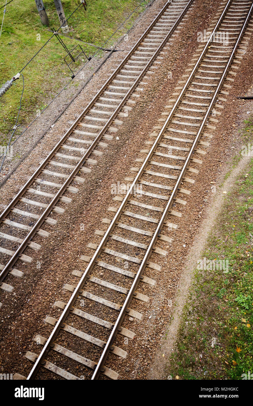 A view of the railway Stock Photo - Alamy