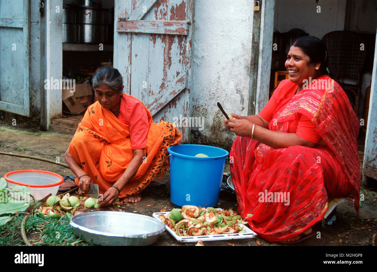 Woman at fruit market, MAURITIUS Stock Photo - Alamy