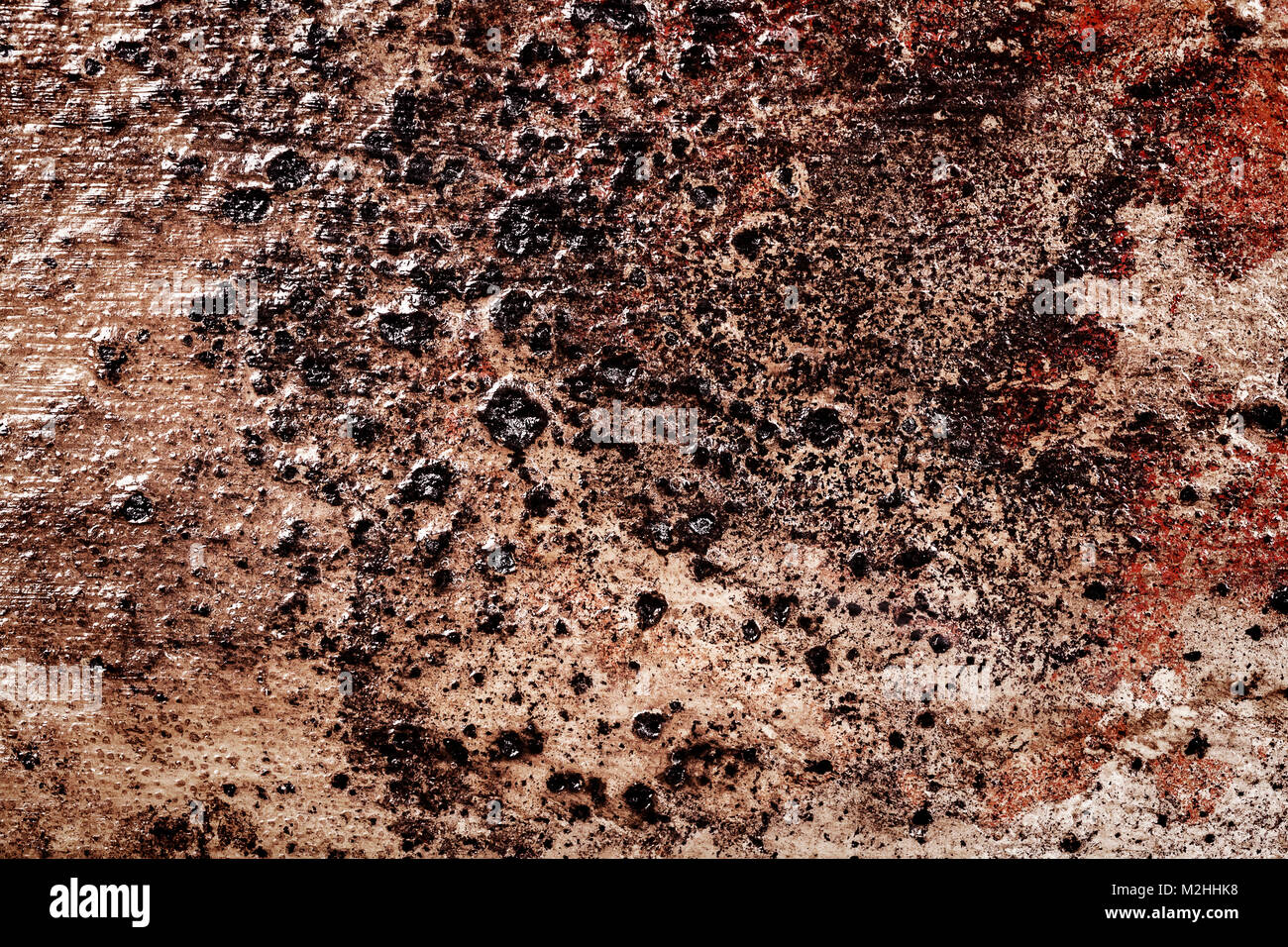 Yellow brown and red messy wall stucco texture background. Decorative ...