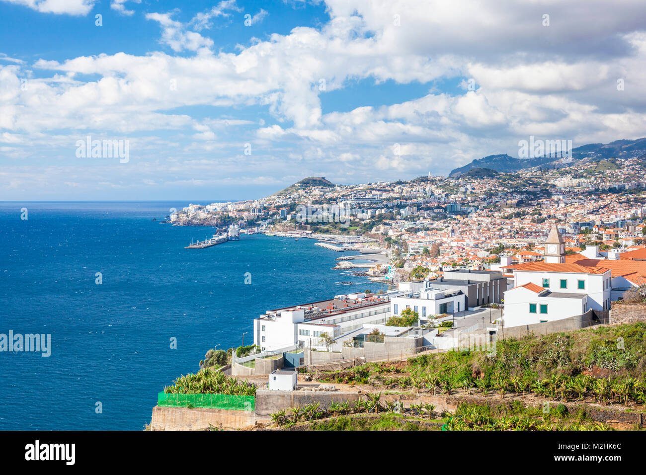 madeira portugal madeira view of Funchal the capital city of Madeira ...