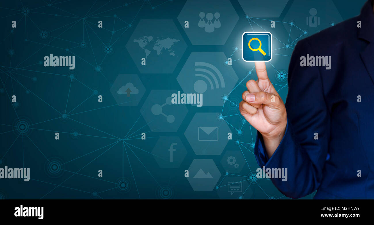 Human icons connected hi-res stock photography and images - Alamy