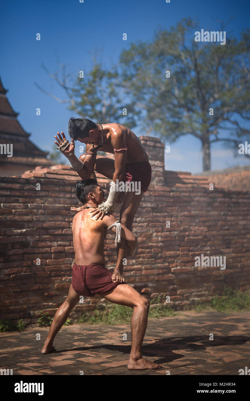 Traditional Muay Thai Fighter