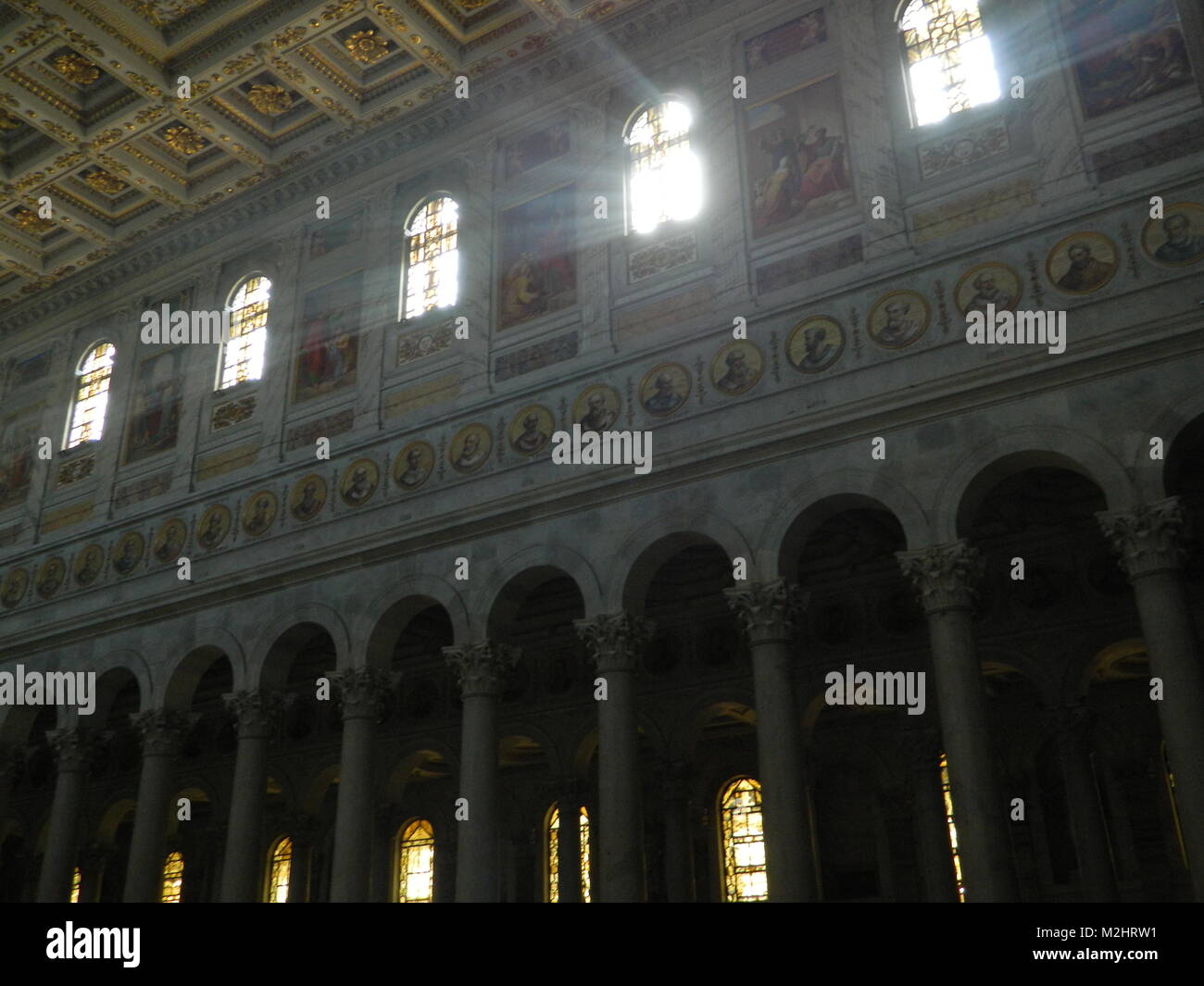 Inside Roman building Stock Photo - Alamy