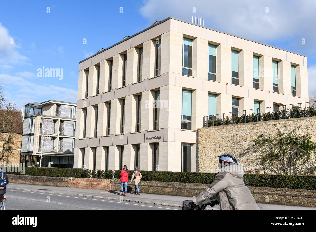 St Annes' college on the Woodstock road at the university of Oxford ...