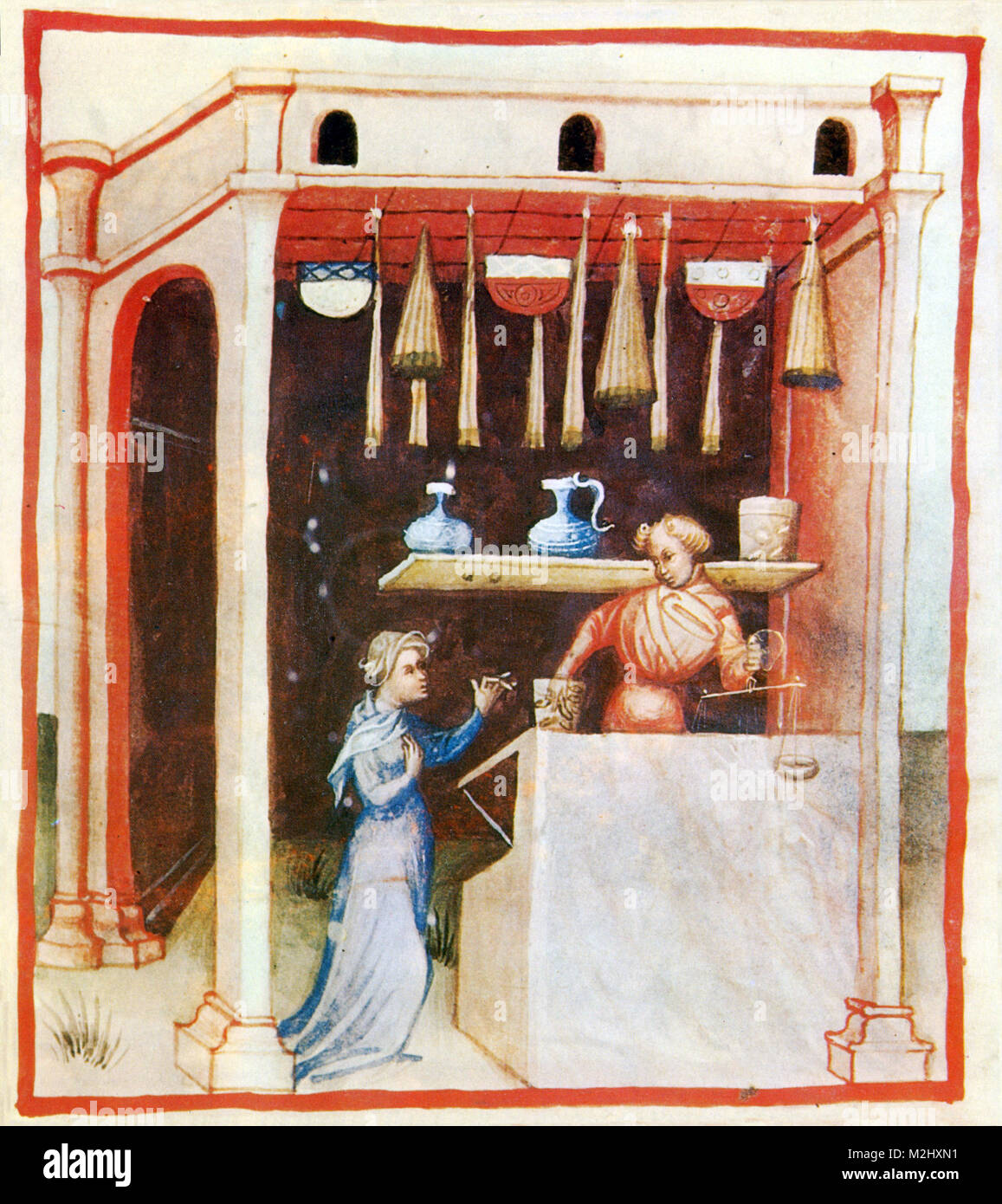 Tacuinum sanitatis 14th century medieval hi-res stock photography and ...