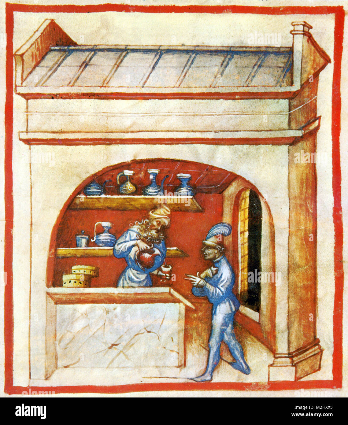 Tacuinum sanitatis 14th century medieval hi-res stock photography and ...