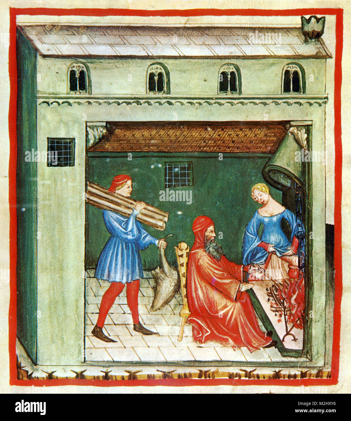 Tacuinum sanitatis 14th century medieval hi-res stock photography and ...