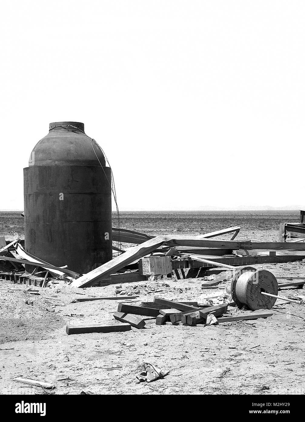 Trinity Test Site, Manhattan Project, Jumbo, 1945 Stock Photo - Alamy