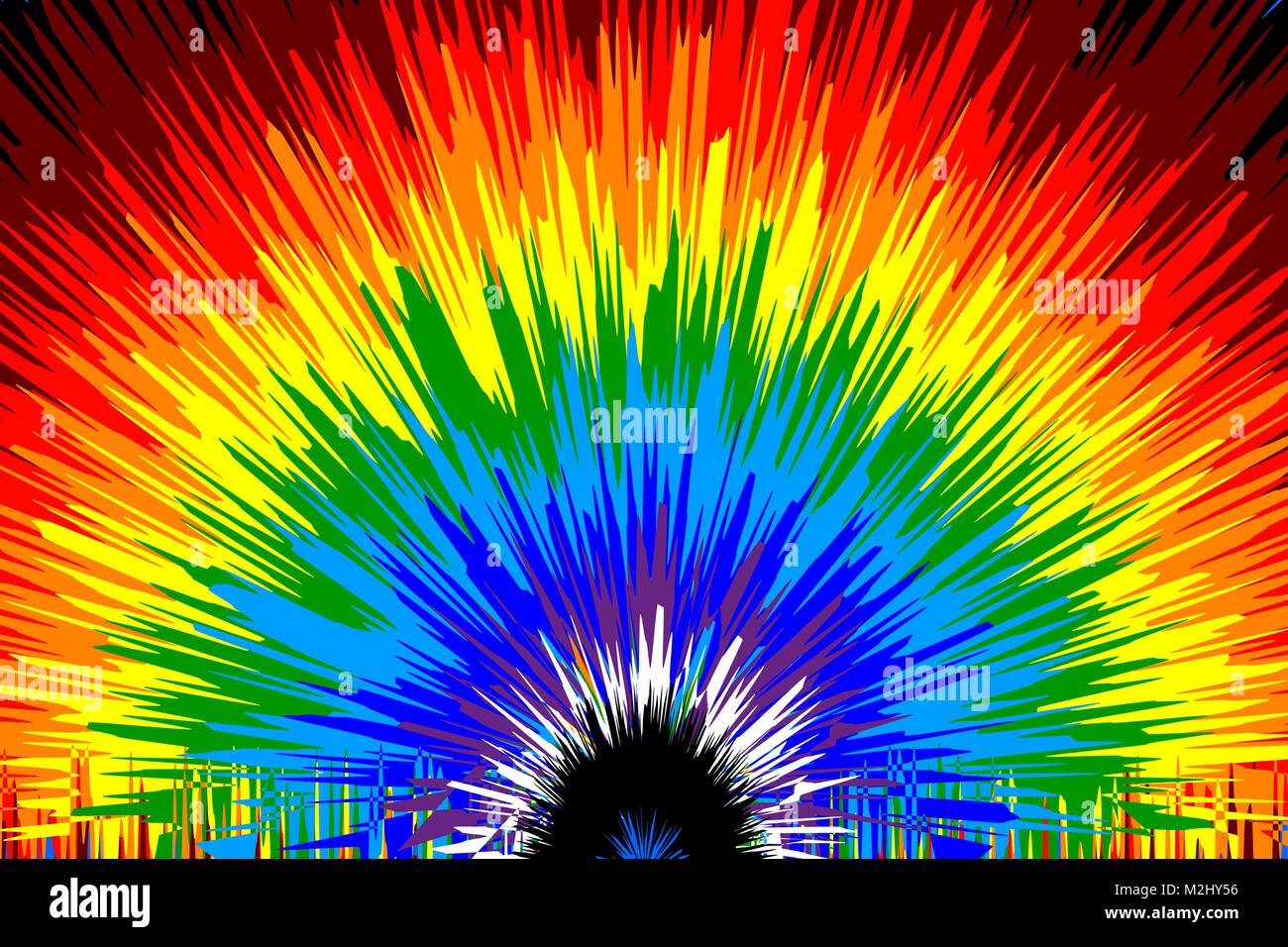 Rainbow - abstract colorful vector pattern Stock Vector Image & Art - Alamy