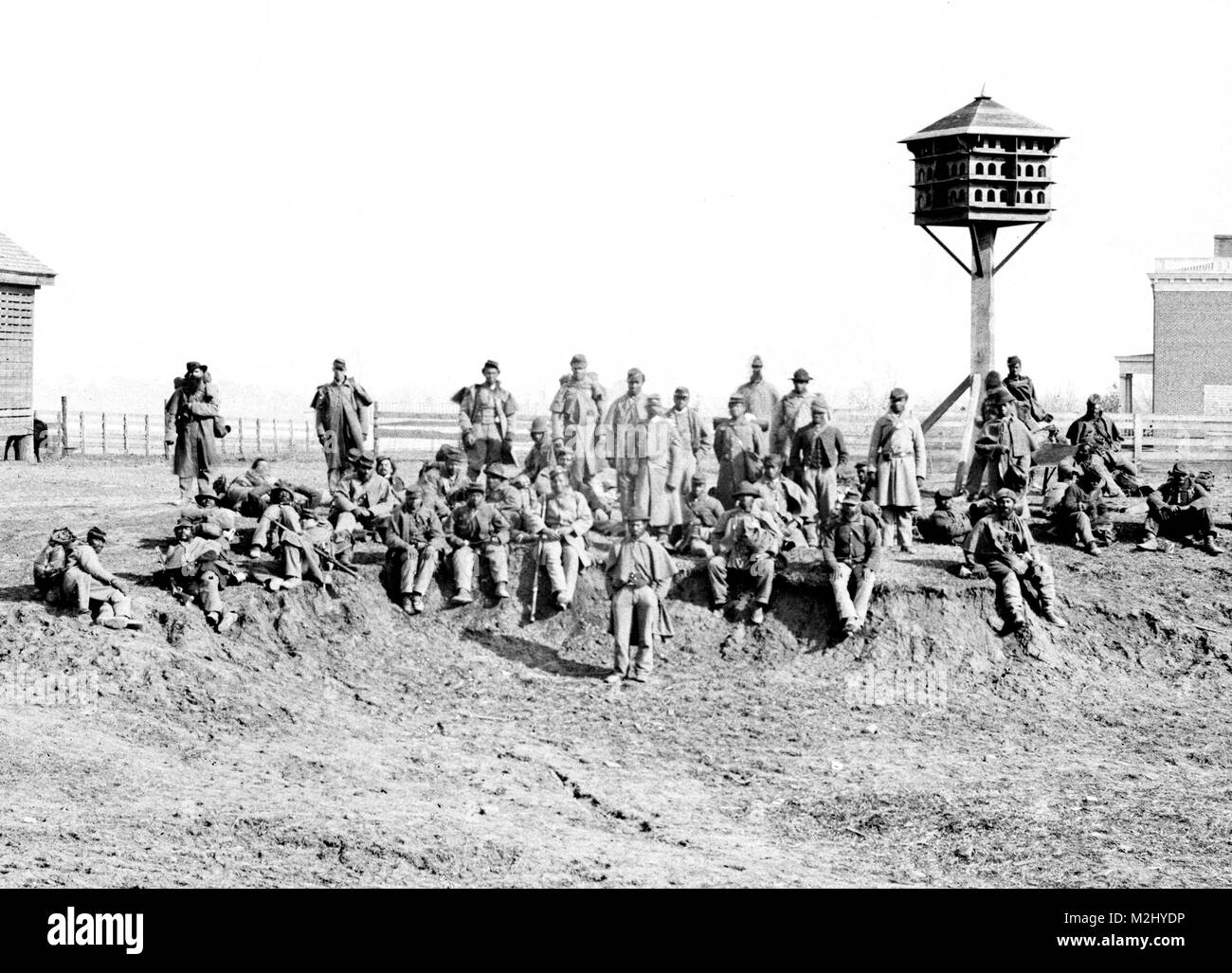 Colored soldiers american civil war Black and White Stock Photos ...