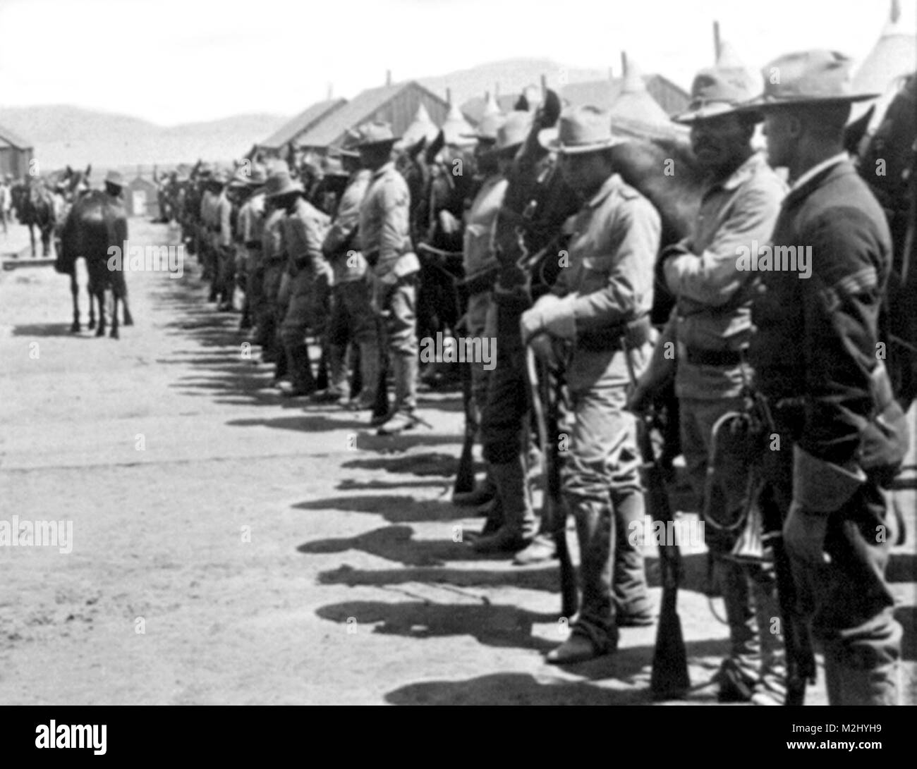 Buffalo Soldiers, 9th Cavalry Regiment, 1900 Stock Photo - Alamy