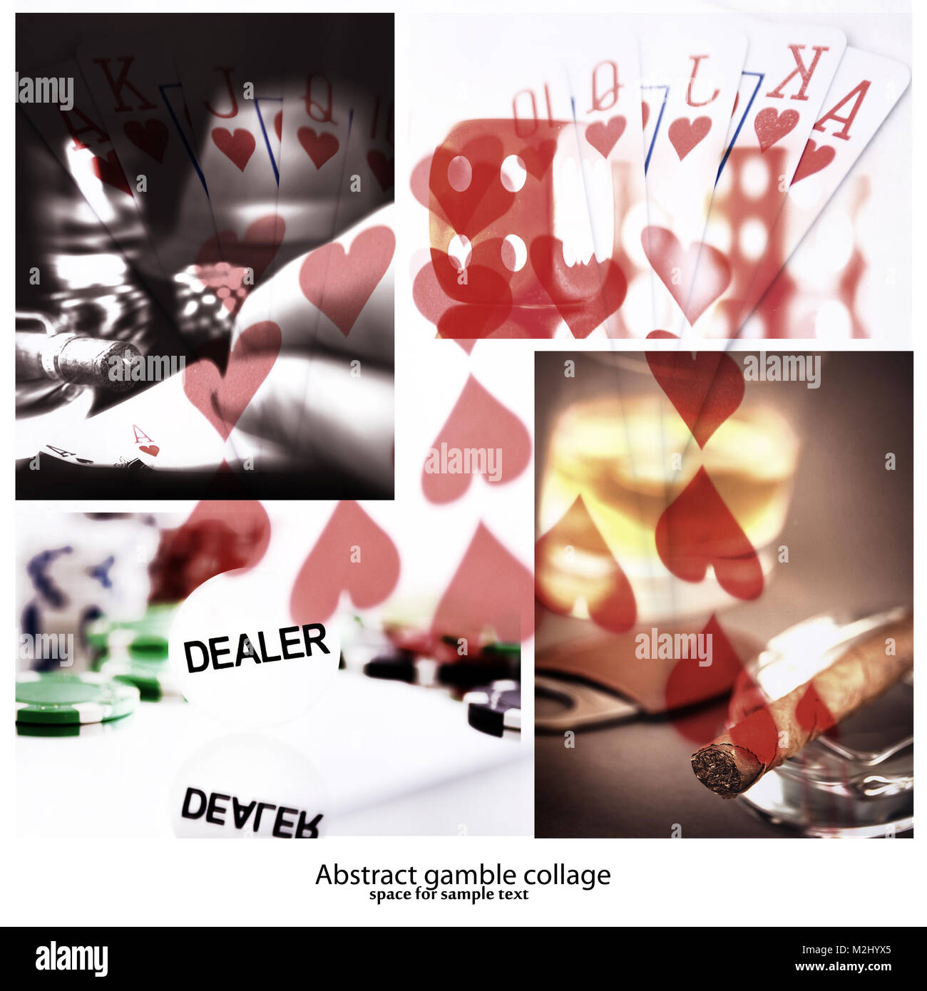 Casino collage hi-res stock photography and images - Alamy
