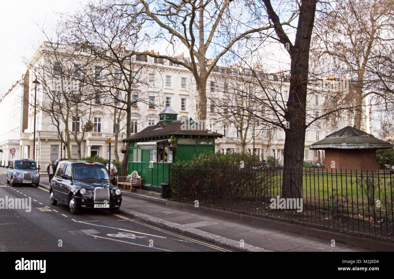 Thomas Cubitt Stucco Houses & Cab Shelter, St Georges Square, Pimlico ...