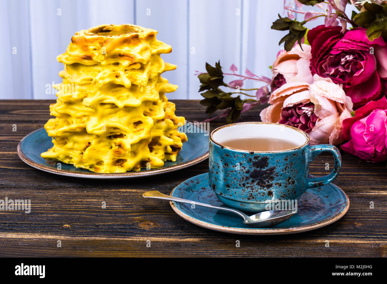 Lithuanian Traditional Sakotis Cake Stock Photo - Alamy