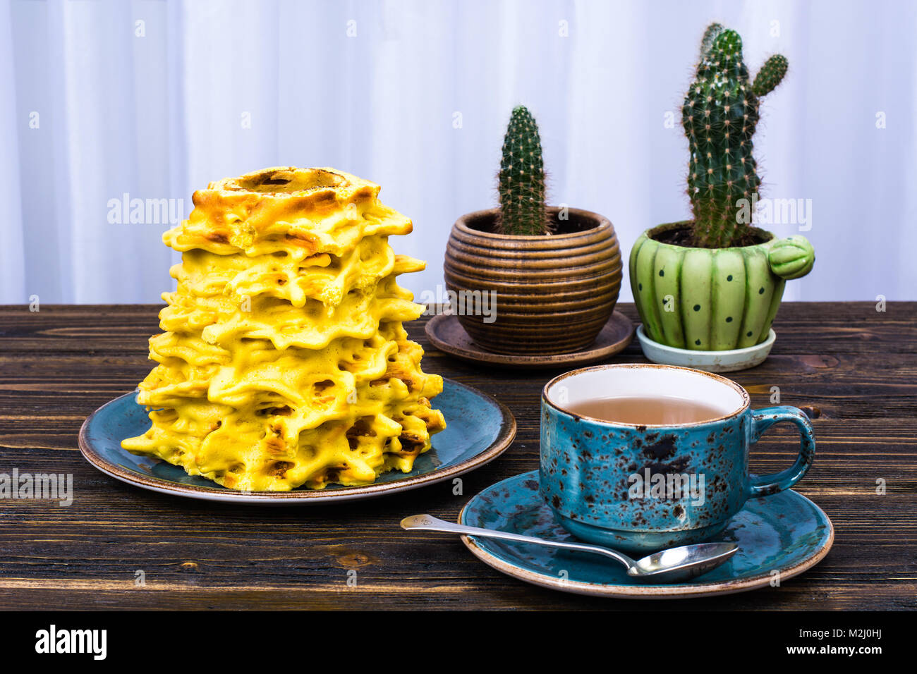 Lithuanian Traditional Sakotis Cake Stock Photo - Alamy