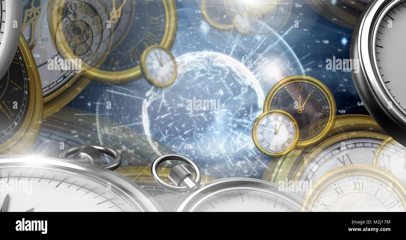 Time zones clock hi-res stock photography and images - Alamy
