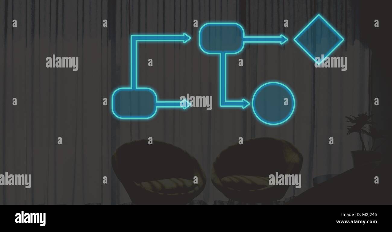 wireframe with dark background Stock Photo - Alamy