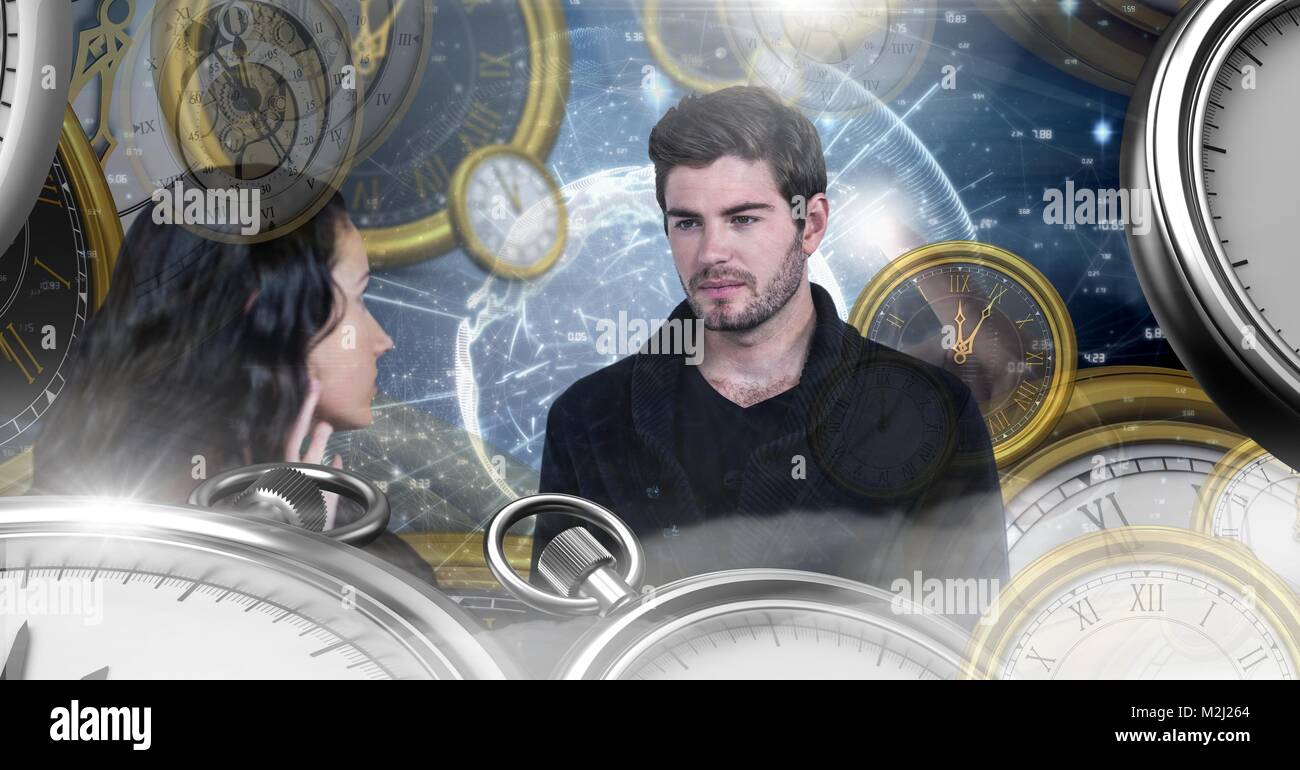 Time zones clocks hi-res stock photography and images - Alamy