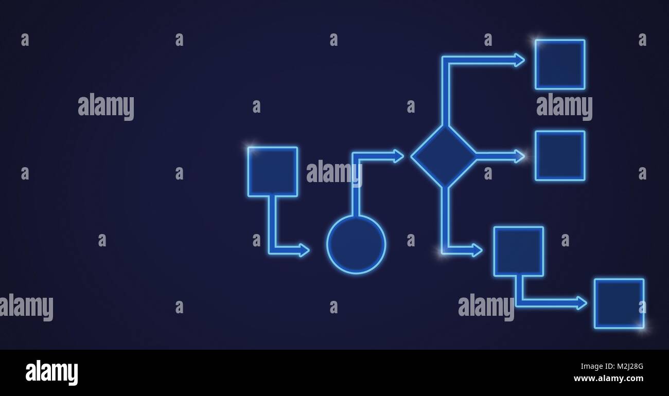 blue wireframe with blue background Stock Photo - Alamy