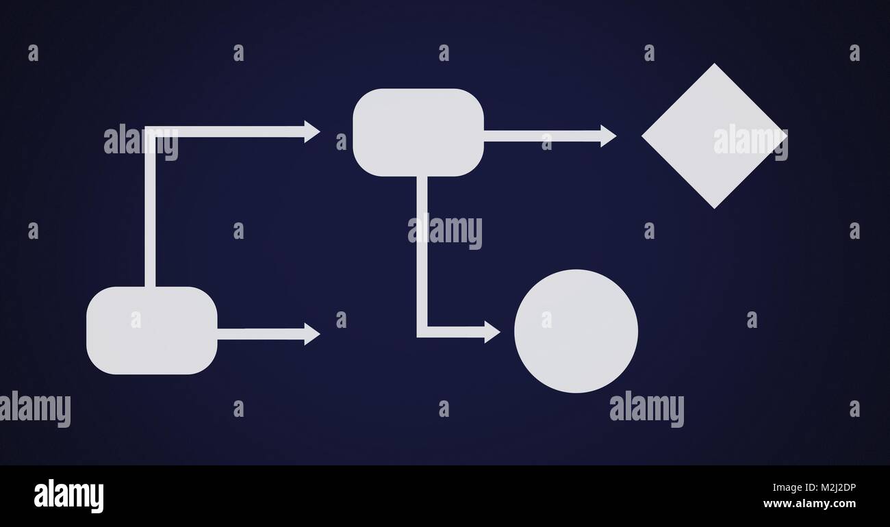 white wireframe with blue background Stock Photo - Alamy