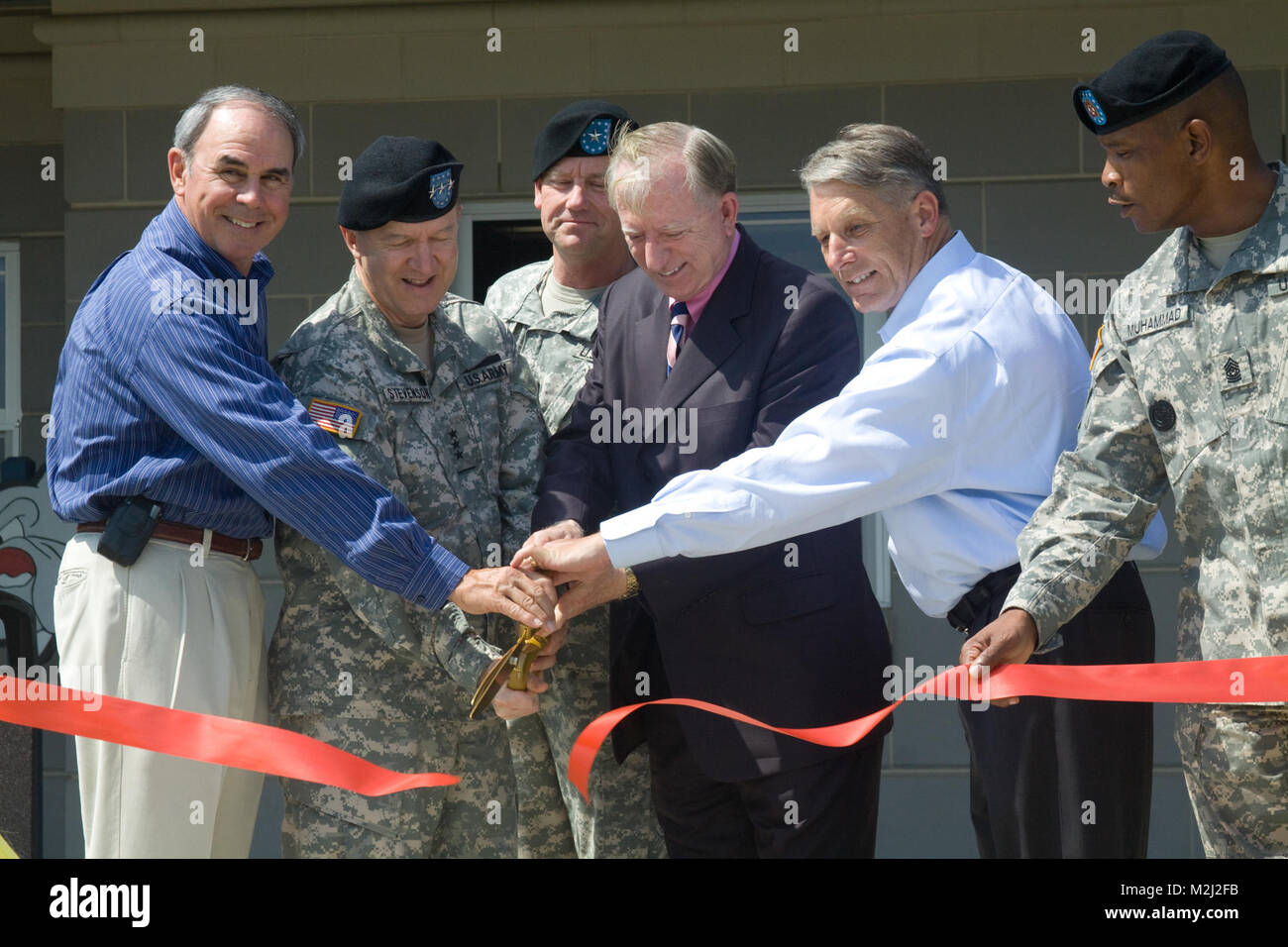 Soldiers celebrate the opening of their brand new state-of-the-art ...