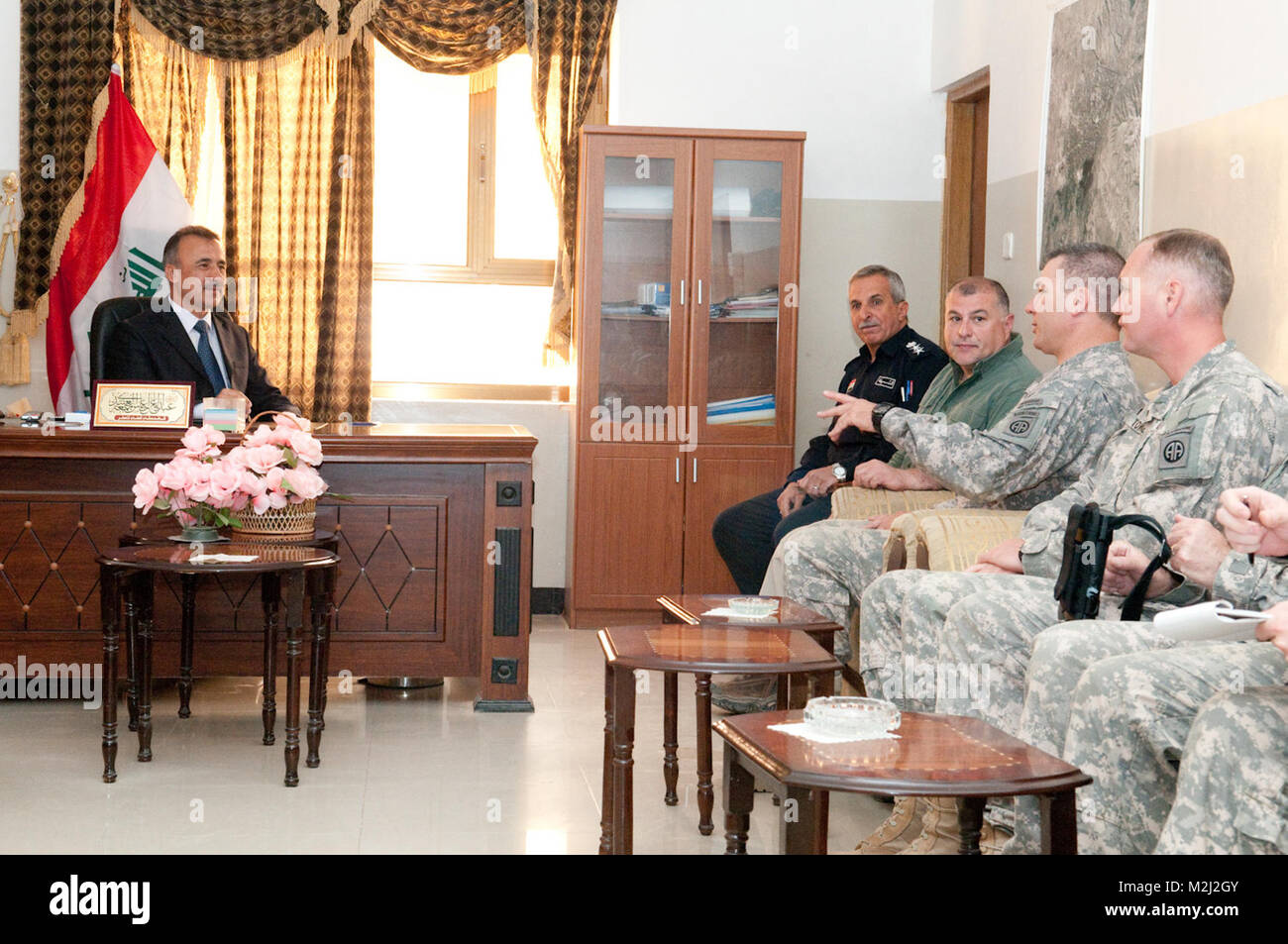 TAL AFAR, Iraq - Col. Mark R. Stammer, commander of 1st Brigade, 82nd ...