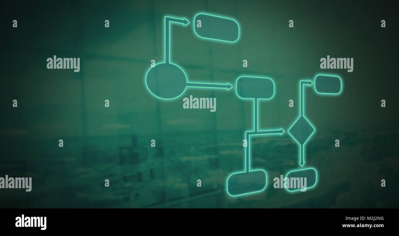 Wireframe building illustration hi-res stock photography and images - Alamy