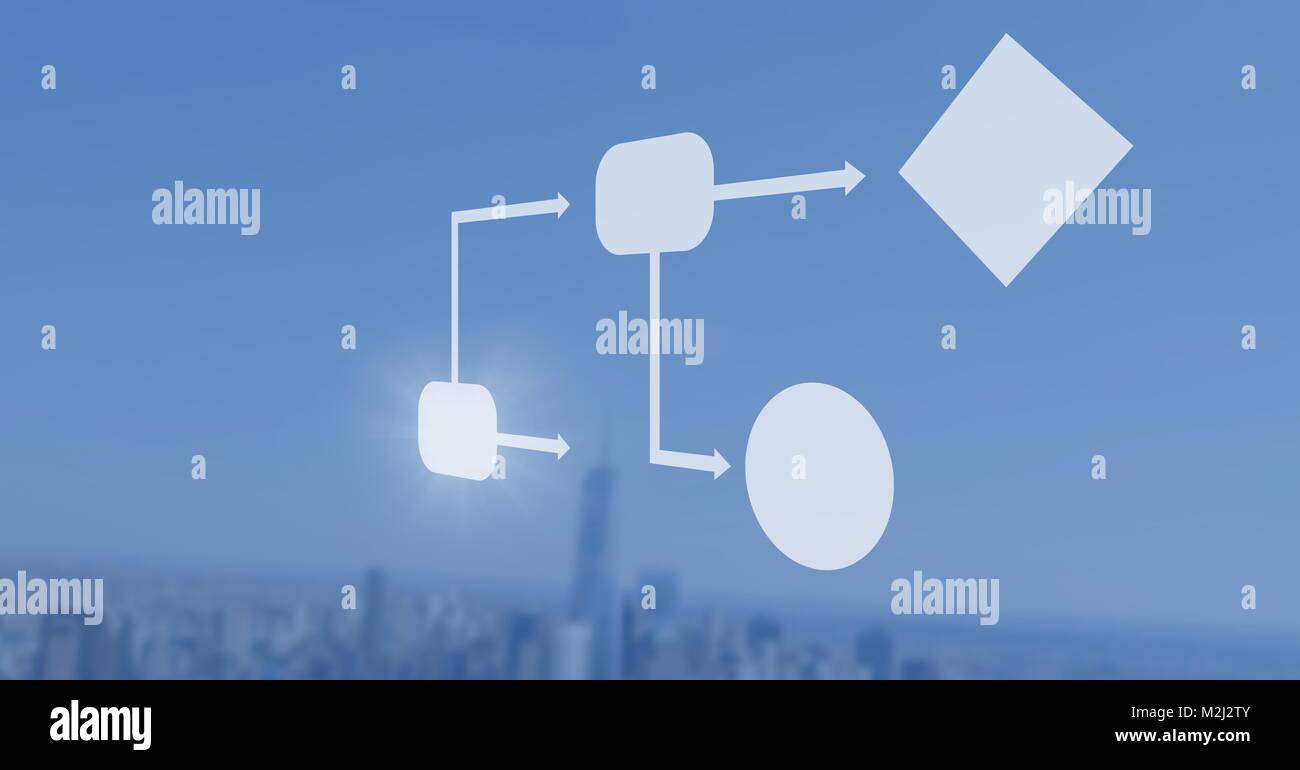 wireframe with blue background Stock Photo - Alamy