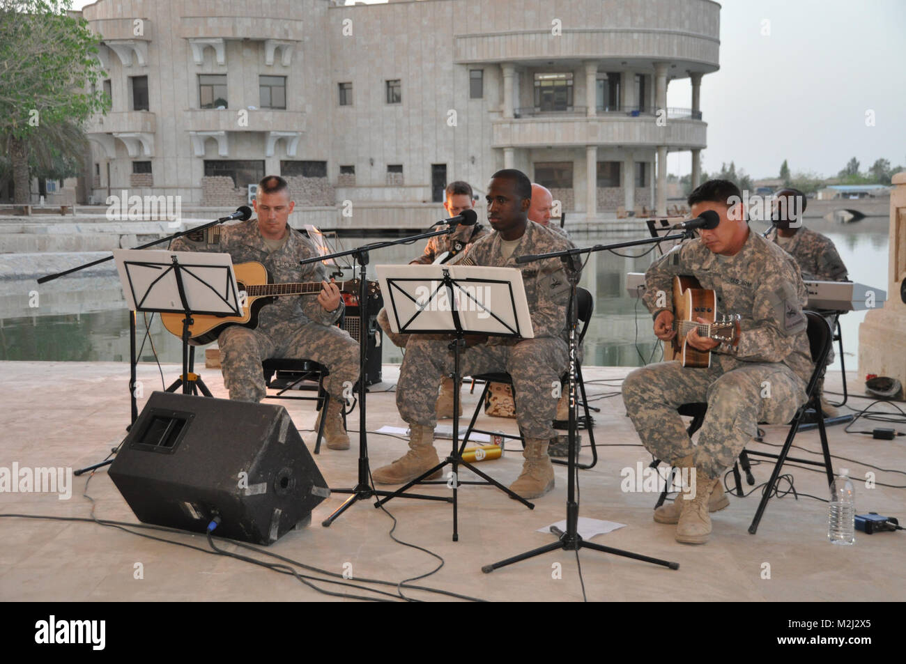 Playing at Al-faw by 1st Armored Division and Fort Bliss Stock Photo ...