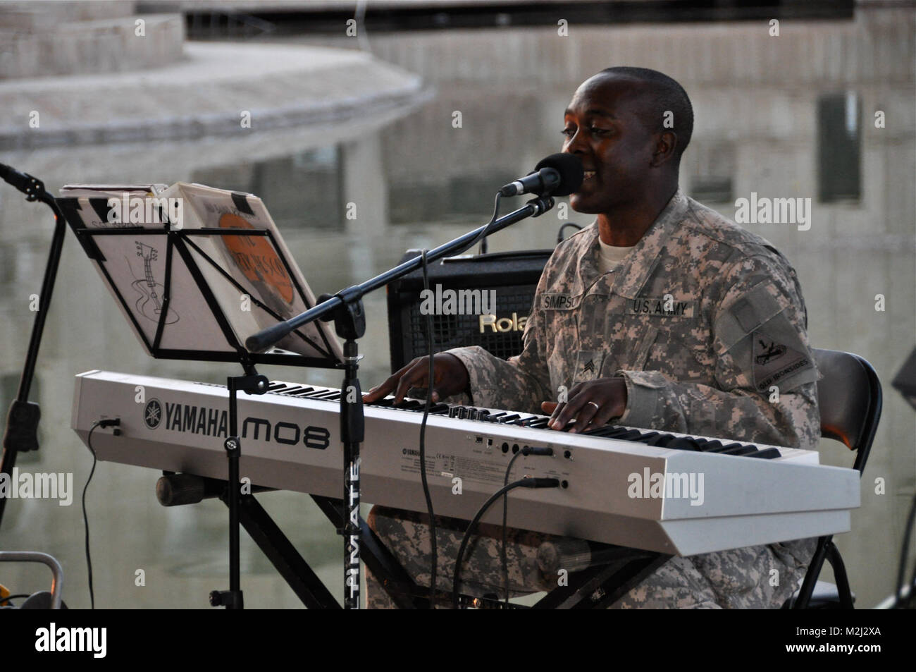 Sing us a song you're the piano man by 1st Armored Division and Fort ...