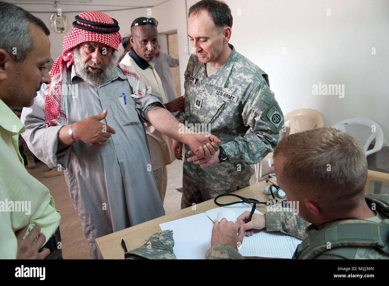 Physician’s assistant Capt. Kenneth Brodie with 3rd Battalion, 319th ...