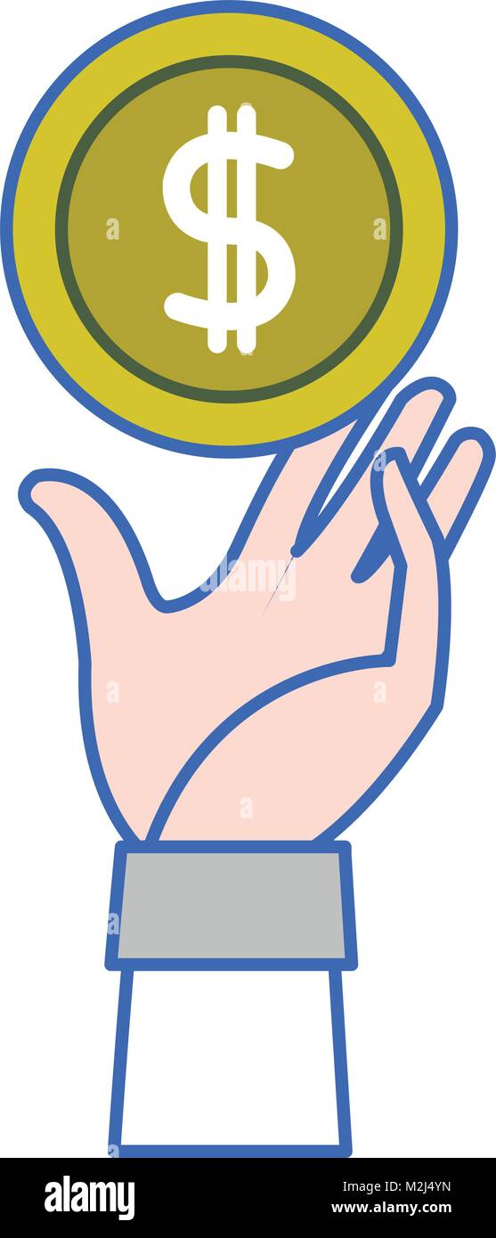 Money fingers Stock Vector Images - Alamy