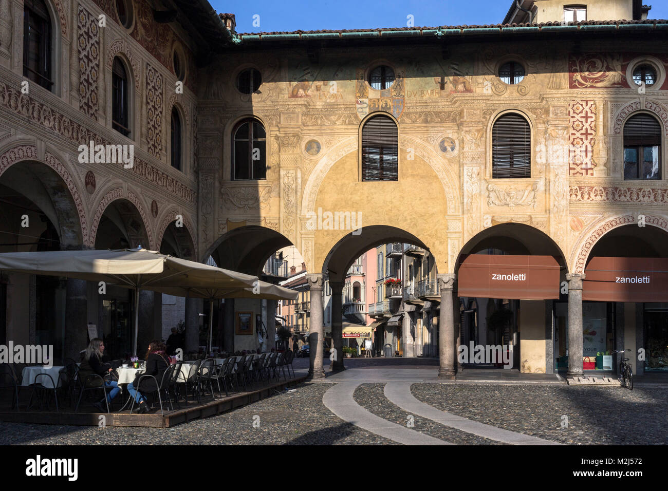 Center of Vigevano, Italy Stock Photo - Alamy