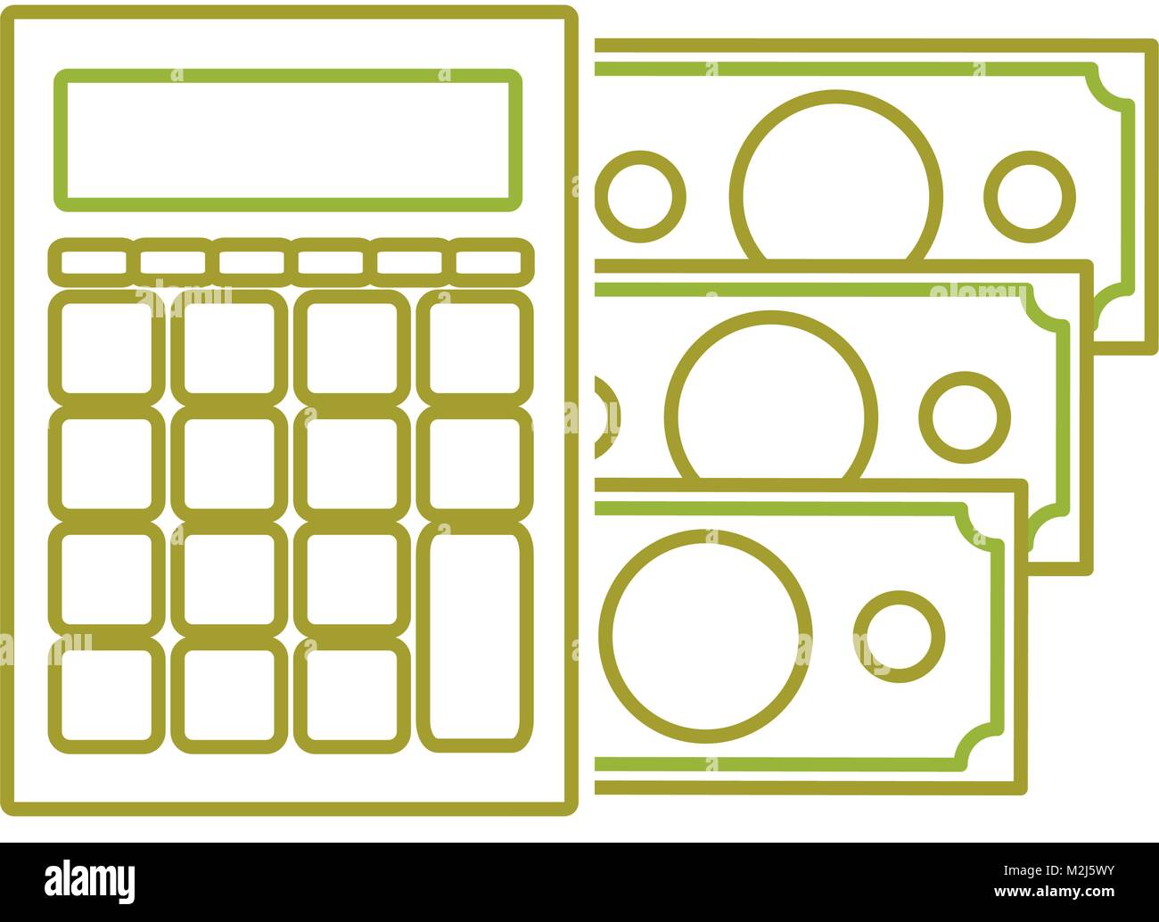 Financial technology yellow Stock Vector Images - Alamy
