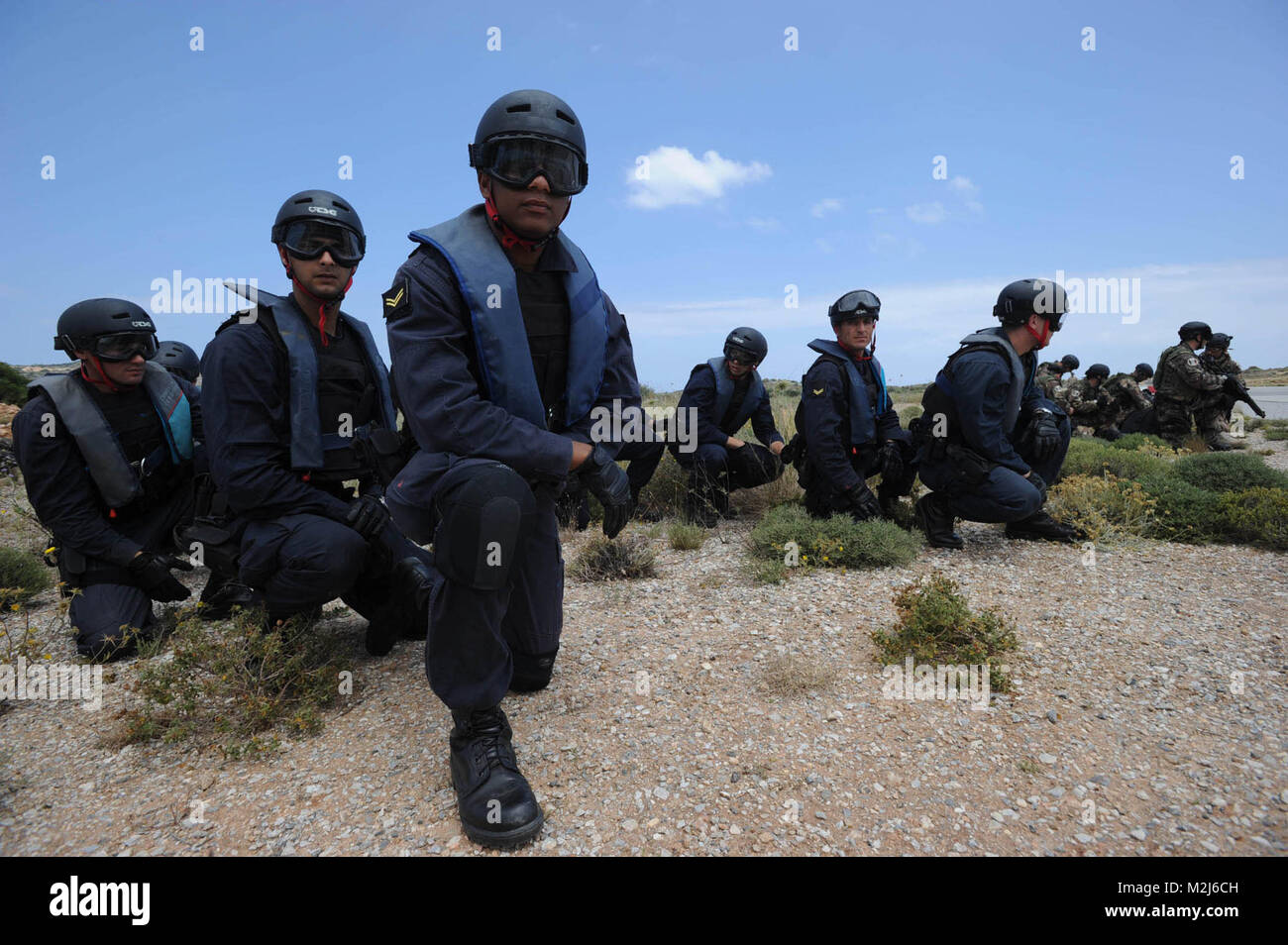 Malta and Spanish forces prepare to fast-rope by EUCOM Stock Photo - Alamy