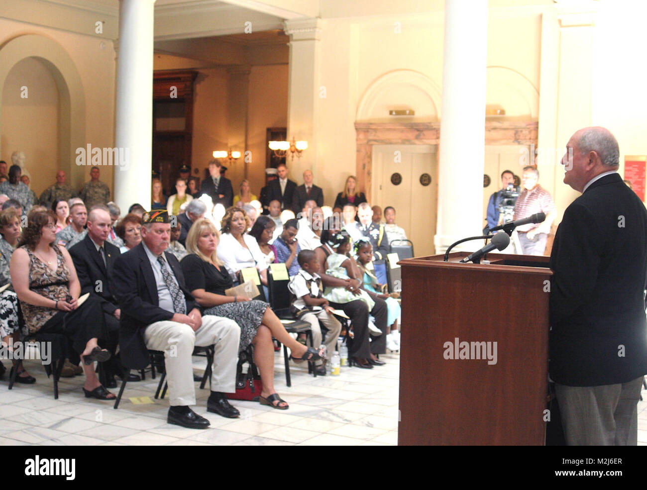 Capitol Ceremony Honors Ga. Fallen by Georgia National Guard Stock ...