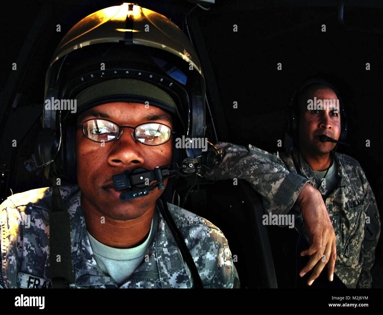 Spc. Derric Franklin, a Soldier deployed to Camp Taji, Iraq with the ...