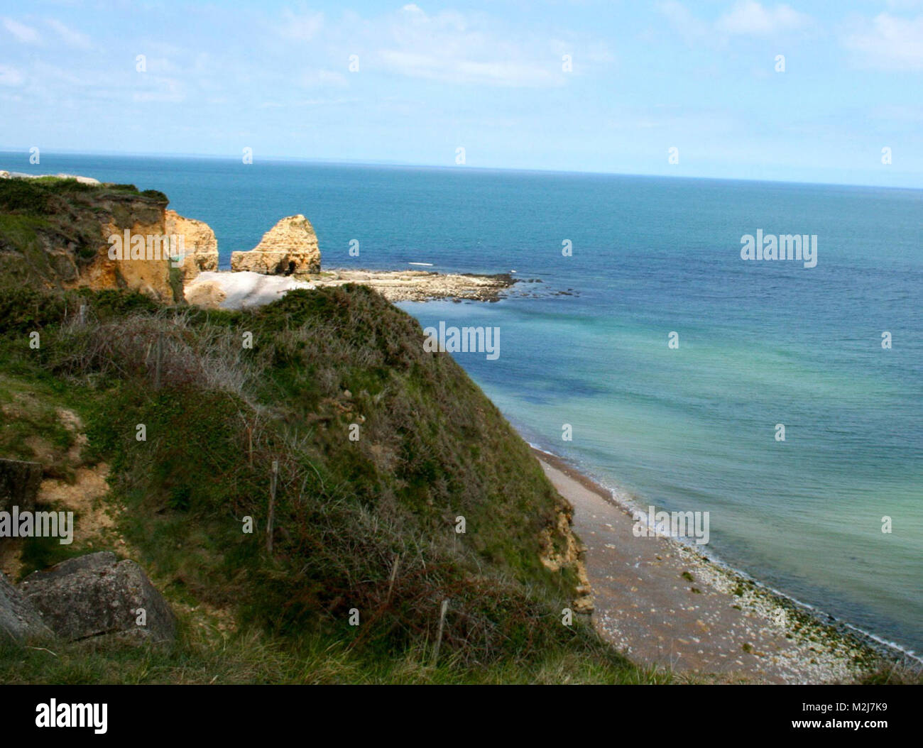 The Cliffs at Normandy, France by EUCOM Stock Photo - Alamy