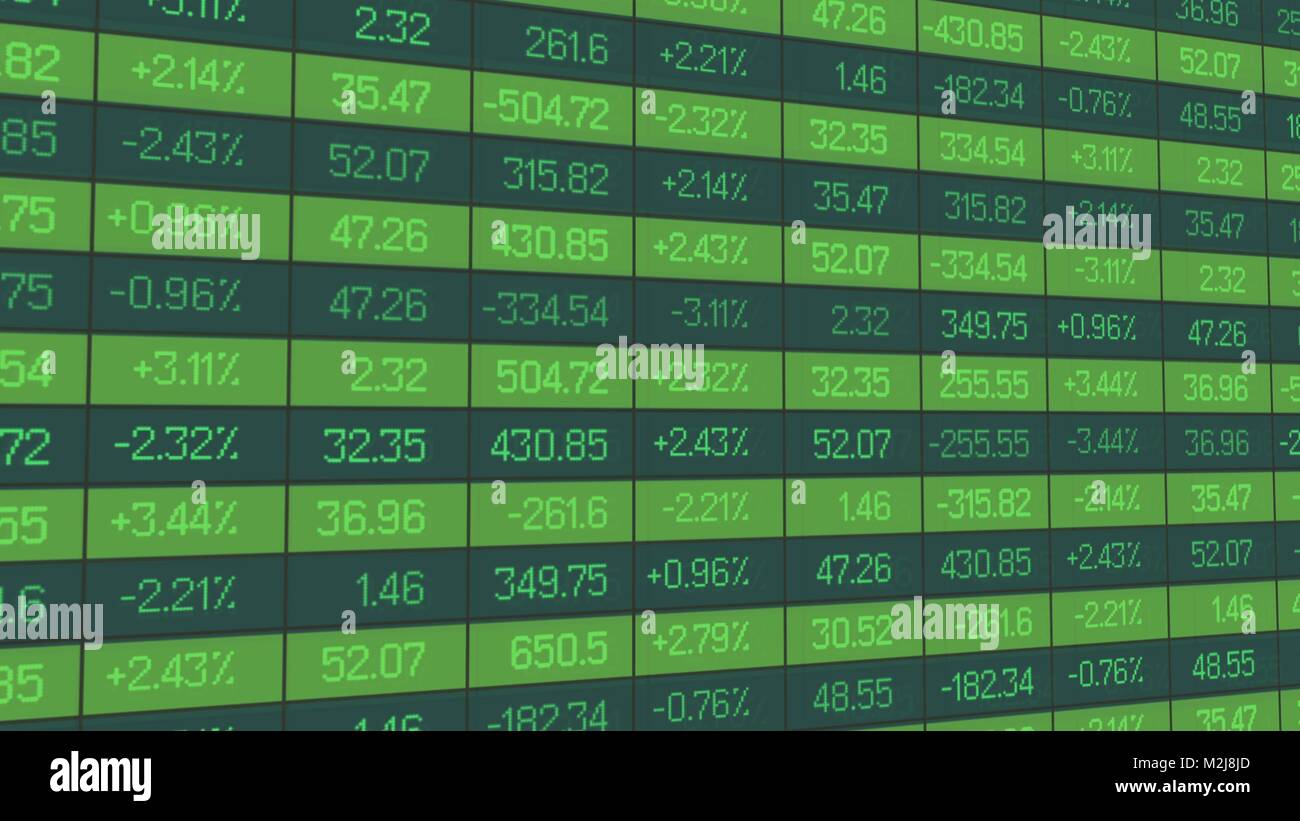 Statistics data for analytical review of trading period, indices rise ...