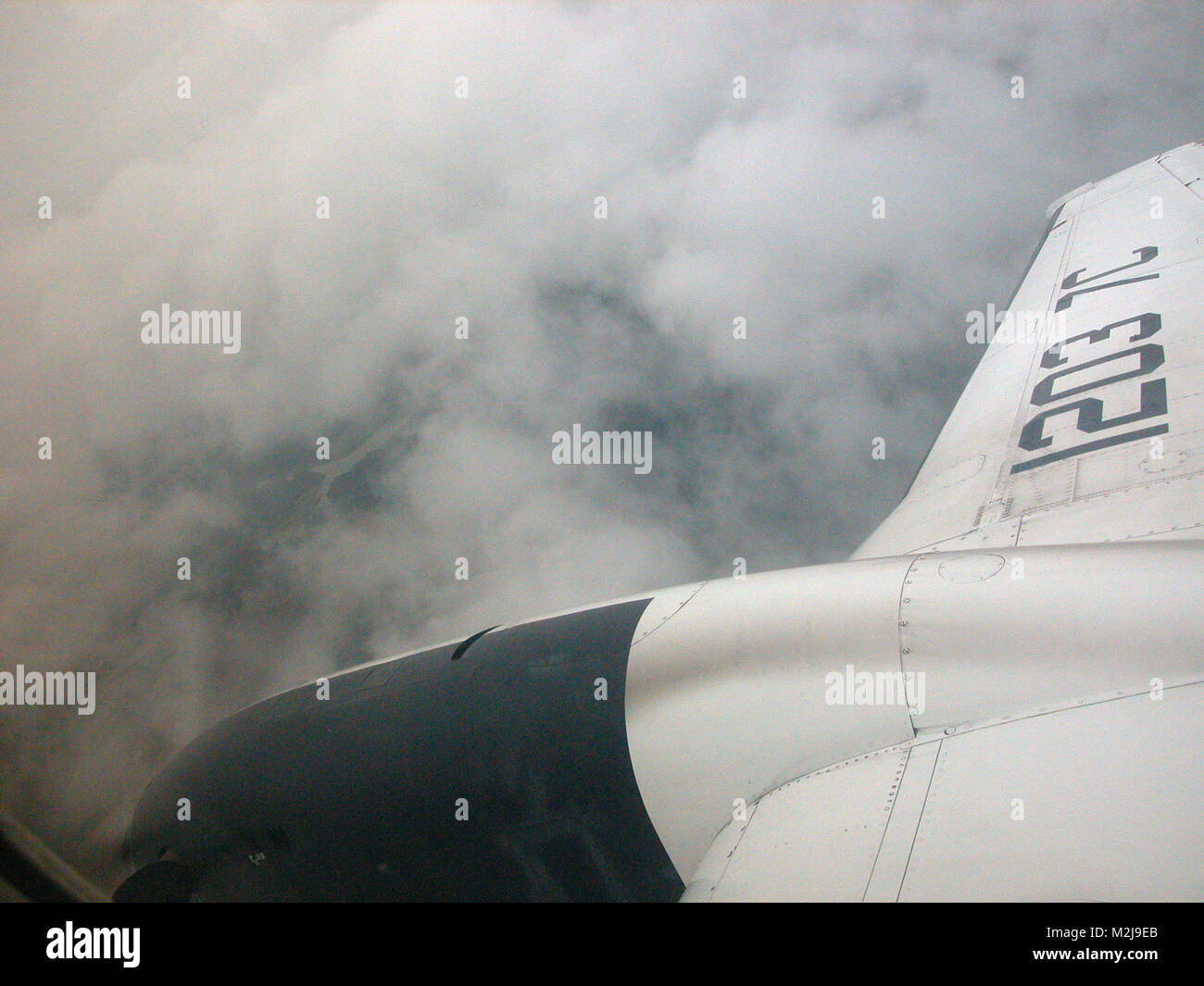 Lt. John Alcorn and Marine Major Jack "Sparky" Landreth pilot the c12b ...
