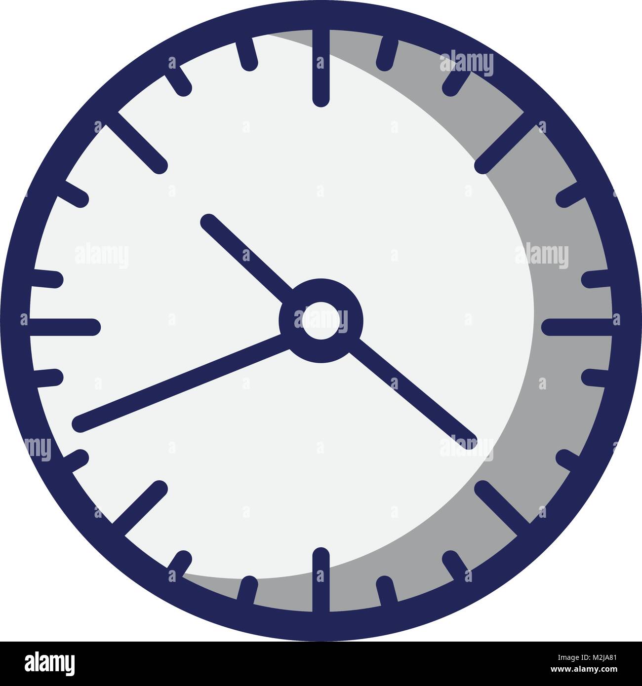 wall round clock time object Stock Vector Image & Art - Alamy