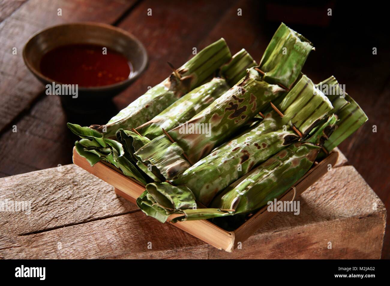 Otak-otak Palembang, the Grilled Fish Cake in Banana Leaf Parcels ...