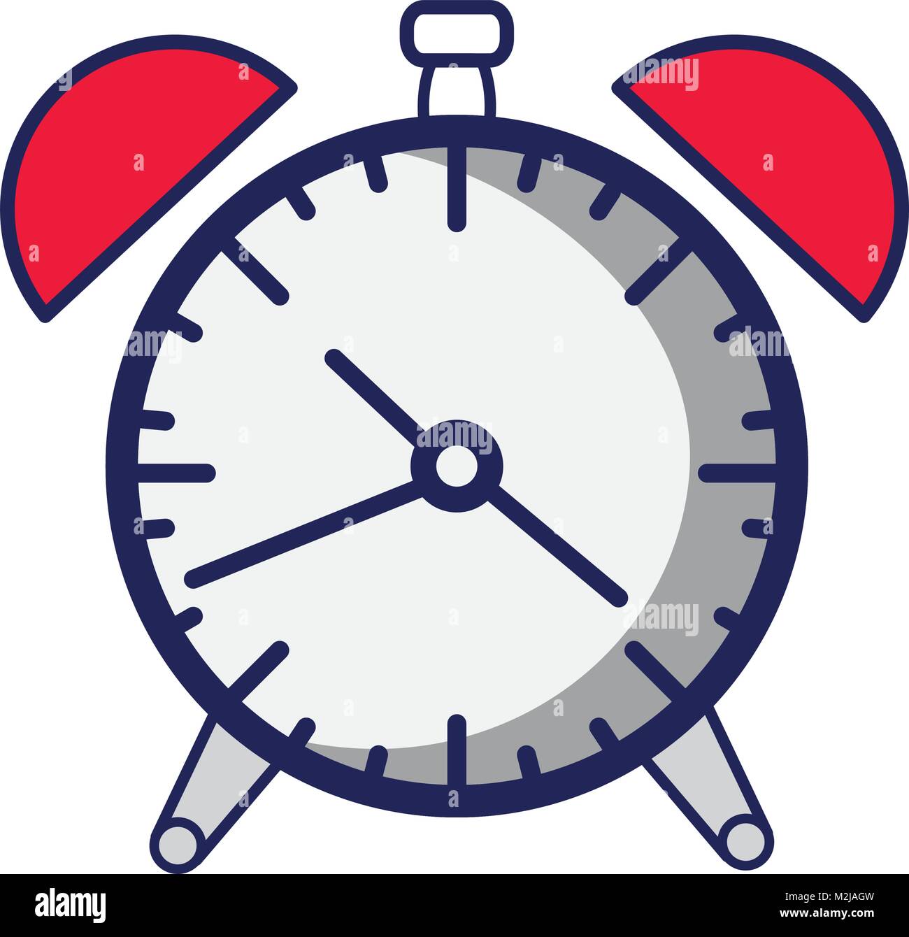 circle alarm time object design Stock Vector Image & Art - Alamy