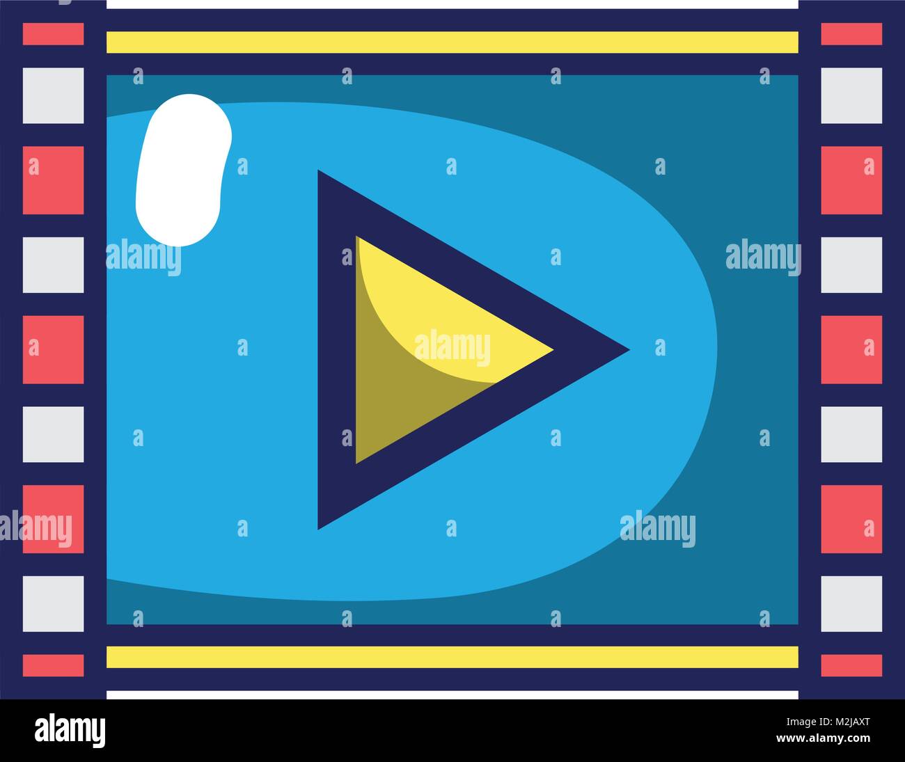 digital multimedia play video screen Stock Vector Image & Art - Alamy