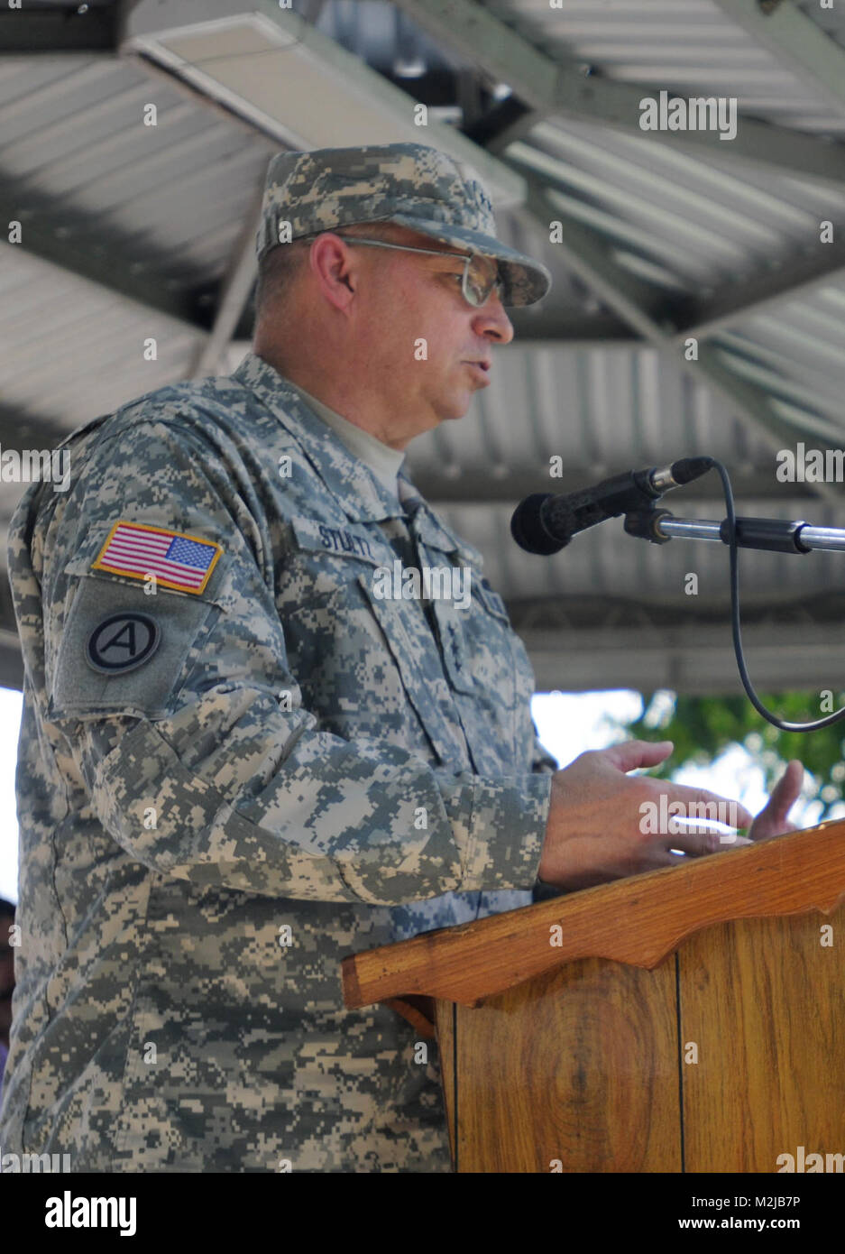 Lt. Gen. Jack Stultz, Chief, Army Reserve, addresses Americans and ...