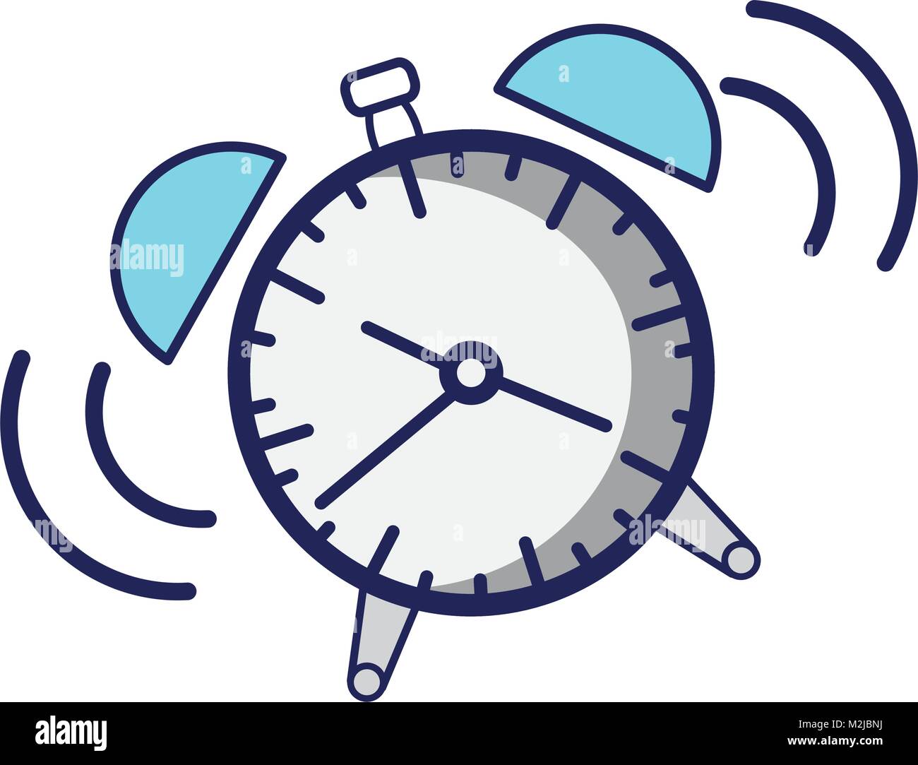 round clock alarm object design Stock Vector Image & Art - Alamy