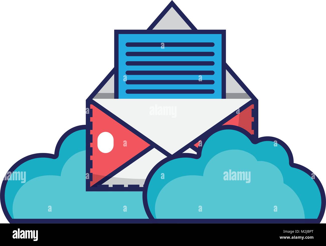 Letters clouds Stock Vector Images - Alamy