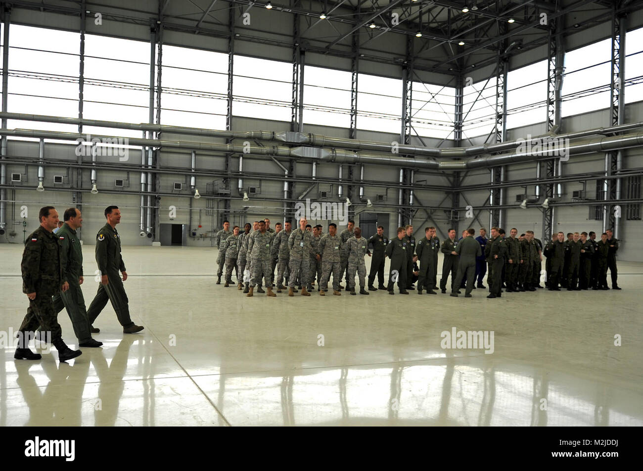 Poland Air Force Brig. Gen. Tadeusz Mikutel, 3rd Airlift Wing commander ...