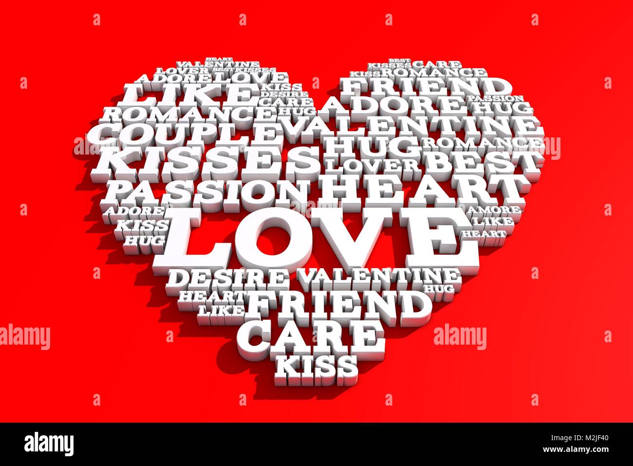 Love tag cloud shape heart hi-res stock photography and images - Alamy
