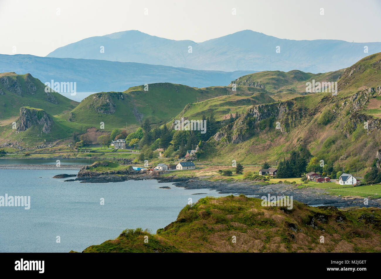 Stunning view of the coastline at Seil Island, Scotland Stock Photo - Alamy